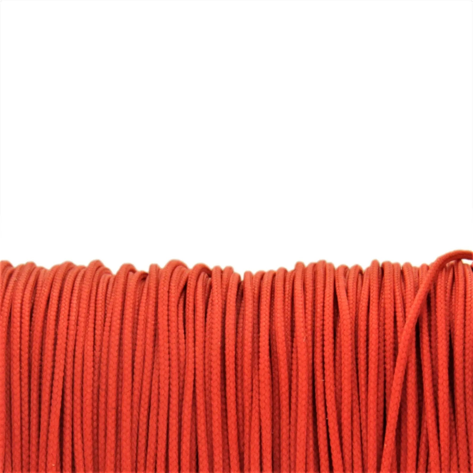 Snor, ecocord orangerød knyttesnor, genanvendt plast, 0,8-1,5 mm