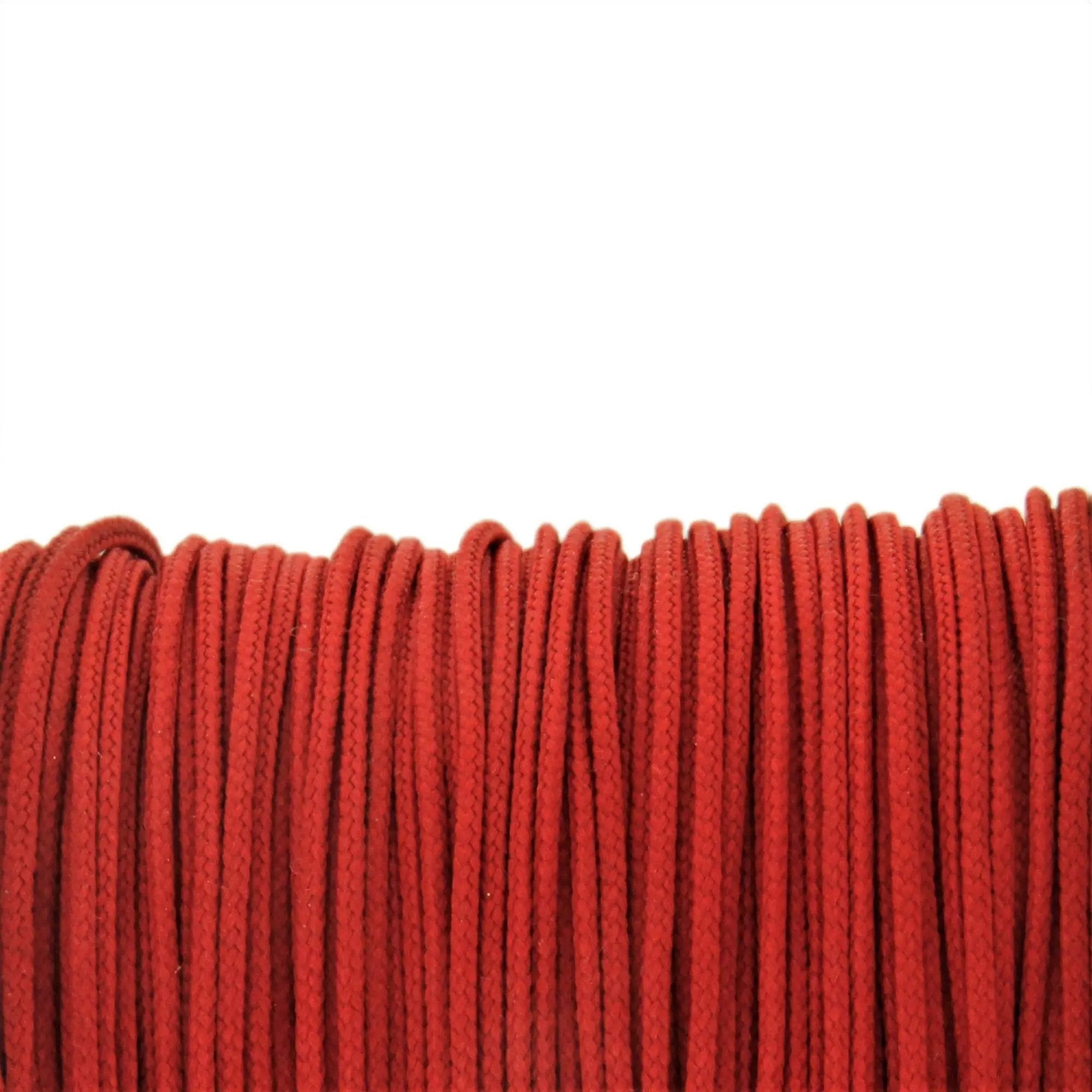 Snor, ecocord rød knyttesnor, genanvendt plast, 0,8-1,5 mm